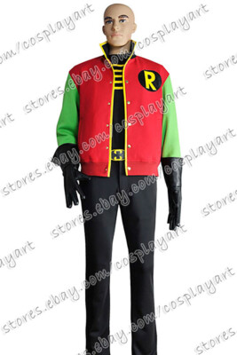 Batman Thrillkiller Robin Cosplay Costume Jacket T-shirt Halloween ...