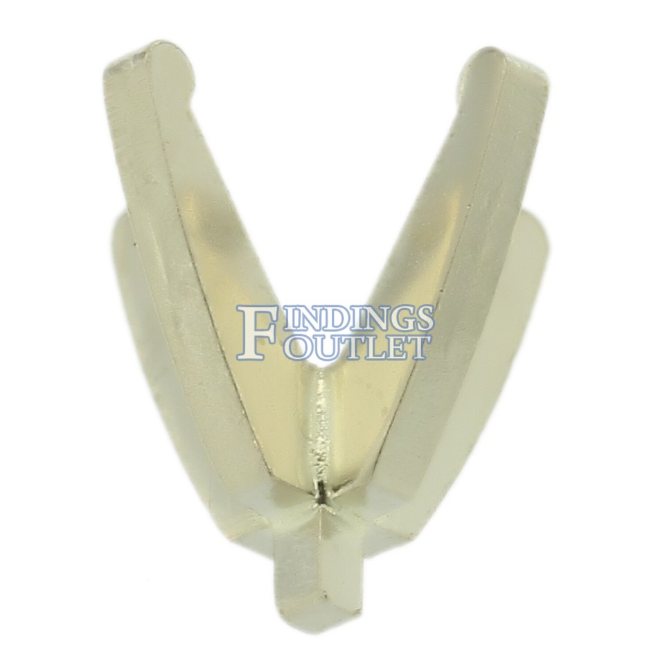 14K White Gold Round 4 Prong Peg Head Setting Standard Style For Center ...