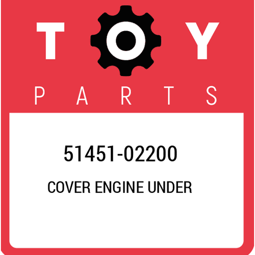 51451-02200 Toyota Cover engine under 5145102200, New Genuine OEM Part ...