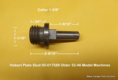 Hobart Models 4332-4442-4532-4542 Feed Screw Stud Part 17588 | eBay