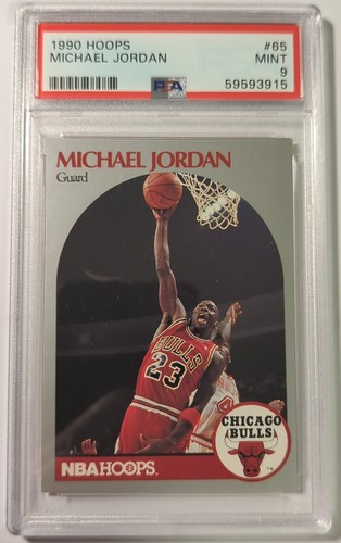 1990 Hoops Michael Jordan PSA 9 #65 | eBay