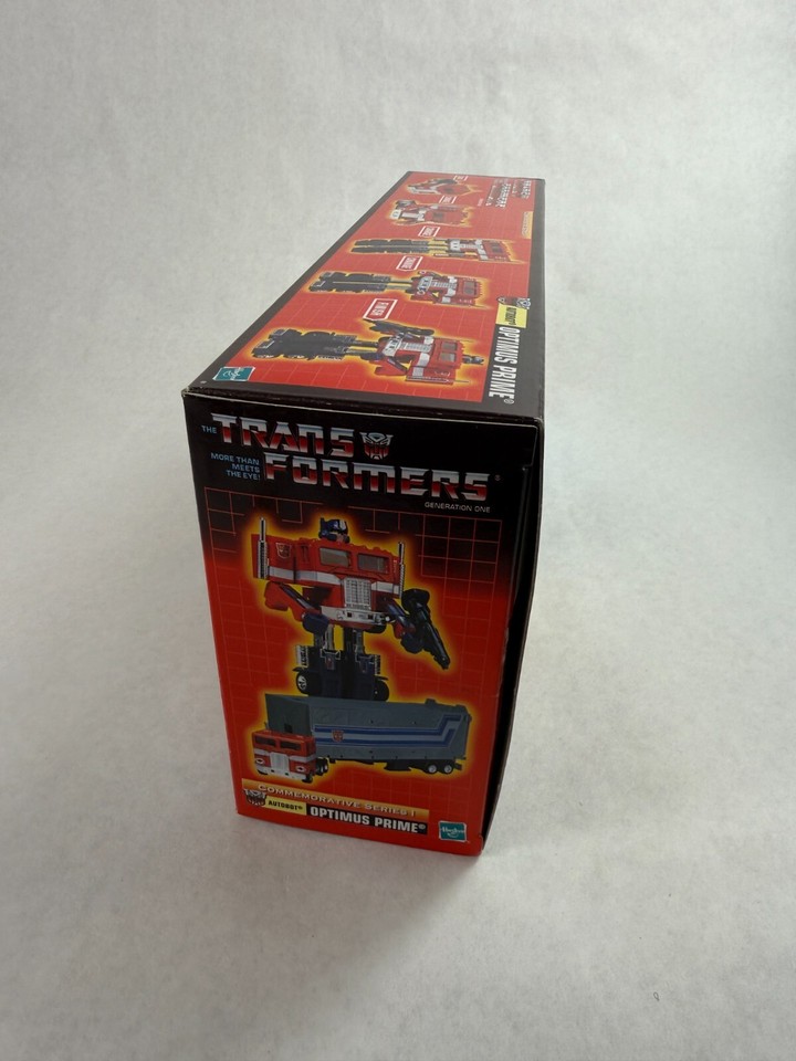 Optimus Prime Transformers G1 Commemorative Series I Figure w/ Box 2002 ...