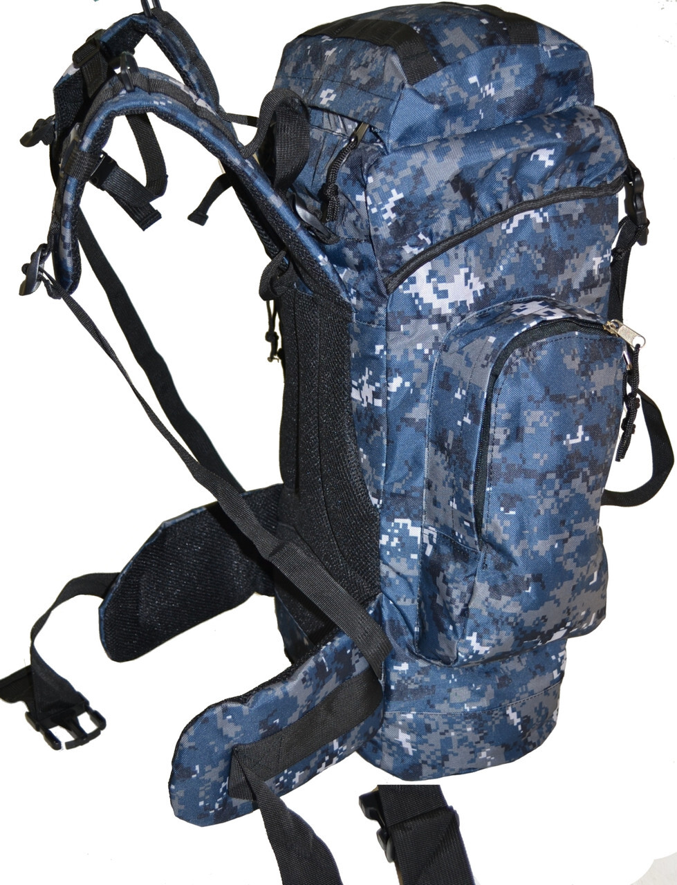 Navy Digital Large Day Pack Backpack Rucksack Military Camping Hiking ...
