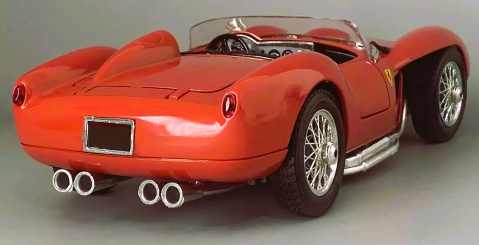 1 18 Ferrari Race Car Racing Racer 24 LeMans Custom Built Metal Body ...