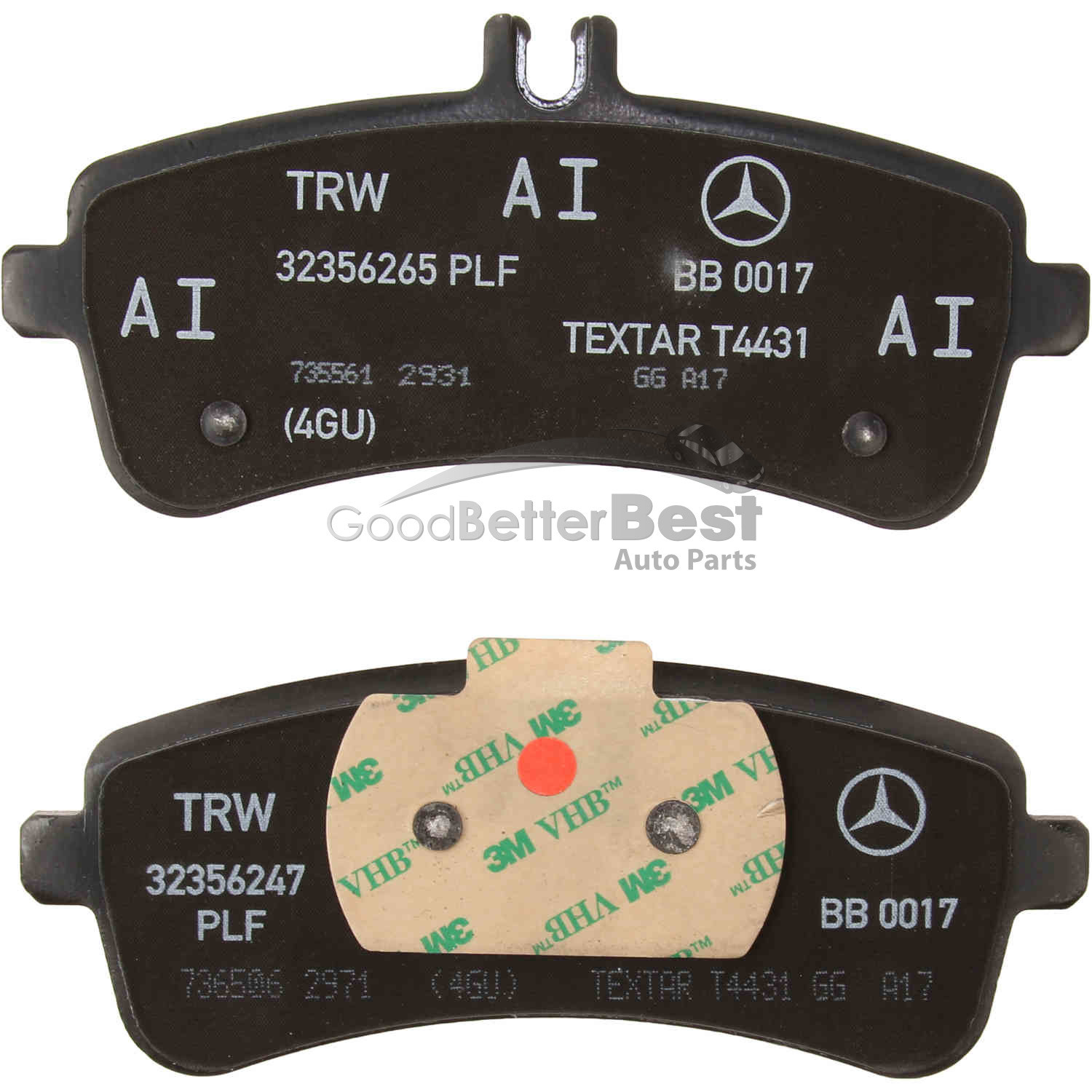 New Genuine Disc Brake Pad Set Rear 0004203700 for Mercedes MB | eBay