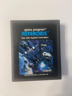 Asteroids (Atari 2600) Game Cartridge, Original Label NTSC | eBay