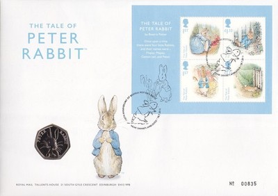 GB 2014-19 Selection of 7 x Royal Mail/Mint 50p Coin Numismatic FDC's ...