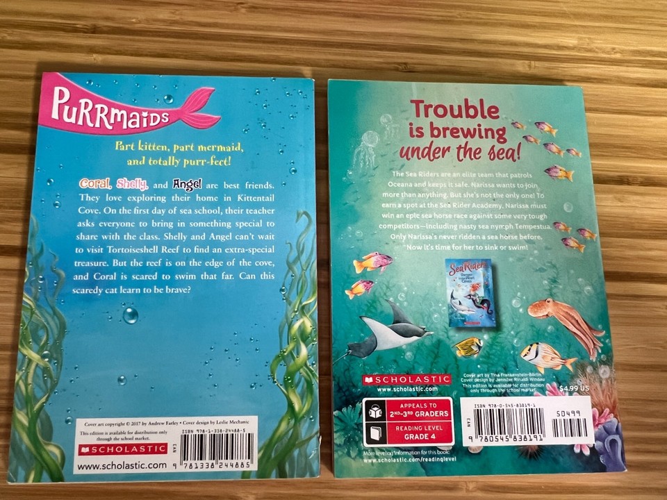 Mermaid- Dolphin School-Purrmaid-Sea Riders-Enchanted Sister chapter ...