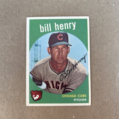 1959 Topps Baseball Bill Henry Chicago Cubs Card #46 | eBay