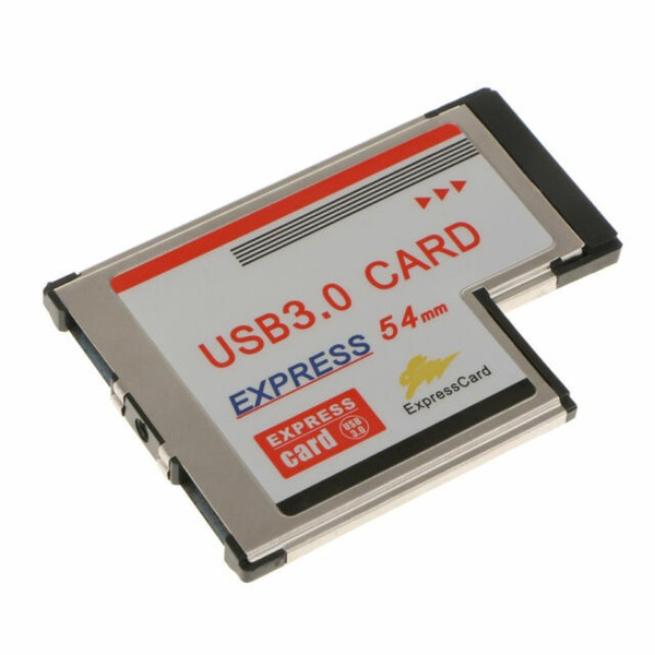 54mm Express Card ExpressCard to 2 Port USB 3.0 Adapter for Laptop NEC ...