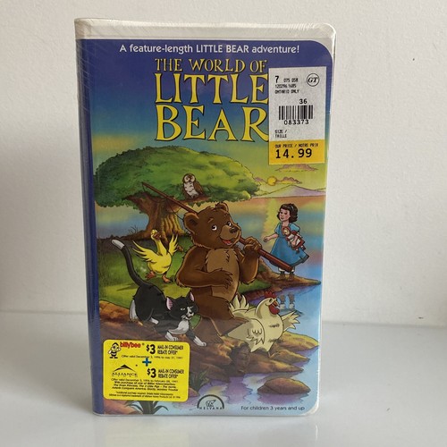 The World of Little Bear VHS 1996 Rare Clear Clamshell - New Sealed ...