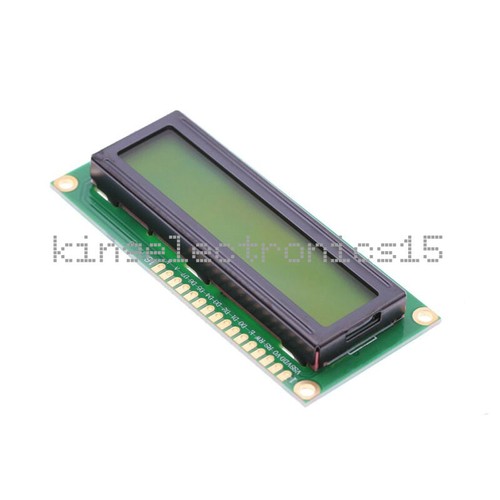 1602 162 16x2 Character LCD Display Module HD44780 Controller Yellow ...