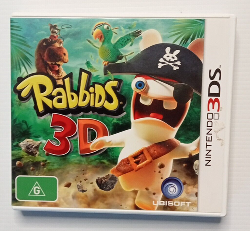 Rabbids 3D: Nintendo 3DS Game: G PAL Ubisoft 2011 Manual Complete ...