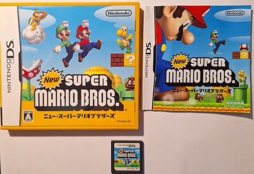 New Super Mario Bros. Nintendo DS NTSC-J Japanese Complete In Box CIB ...