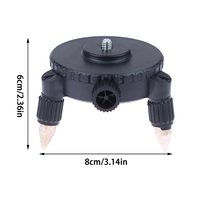 Level Meter Adapter 360-Degree Rotation Base Tripod Bracket 1/4 Inch ...