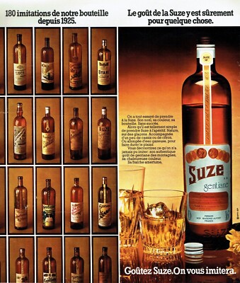 publicité Advertising 0722 1975 Suze apéritif gentiane goutez, on vous ...