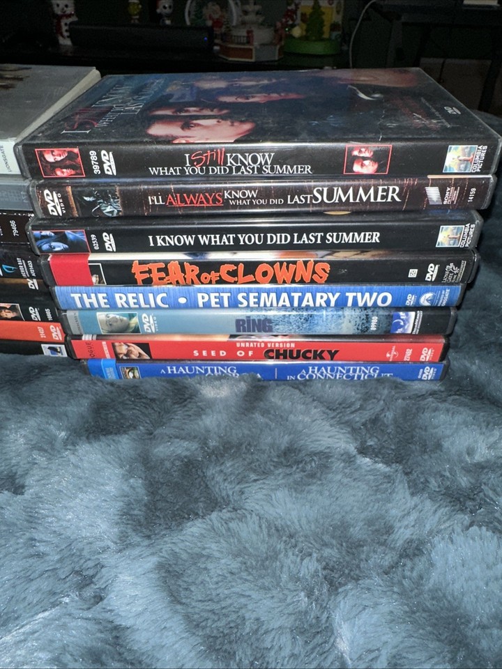 Lot Of 16 Horror DVDs - Bundle - Scary Thriller Slasher - Nice ...