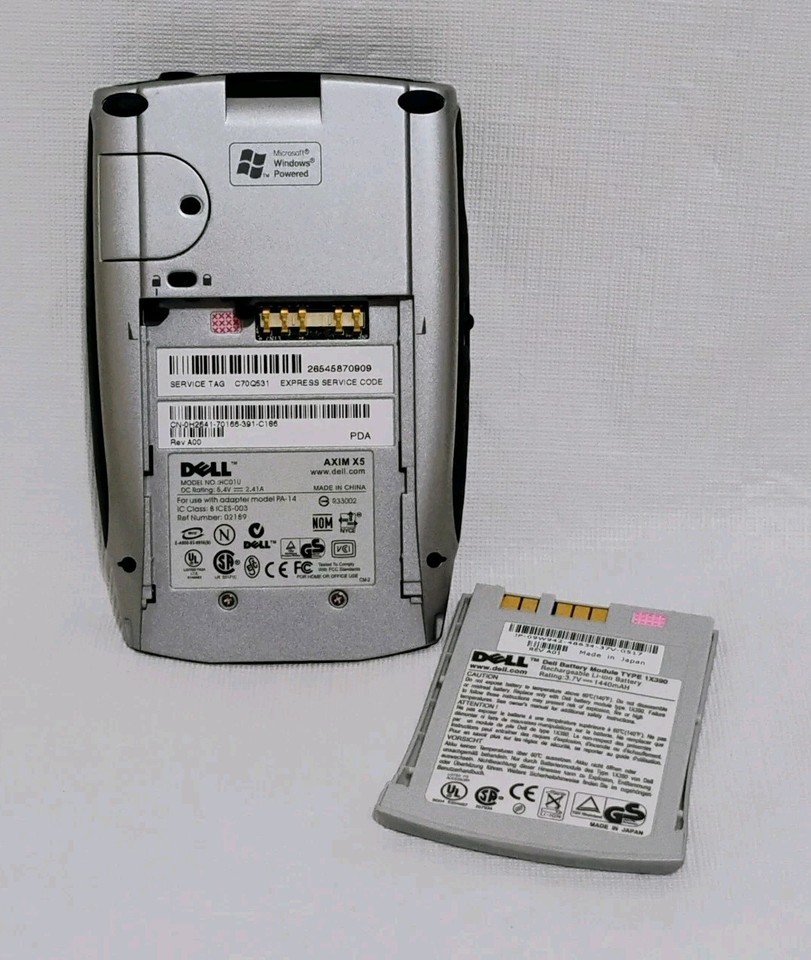 Dell Axim X5 Pocket PC-Needs New Battery | eBay