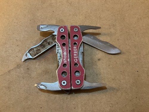 Gerber Shortcut Mini Multi Tool Scissors In Red | eBay
