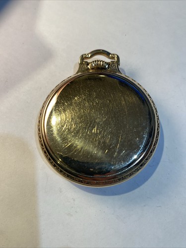 Hamilton Bar Over Crown Railroad Model 10K Gold Filled Pocket watch ...