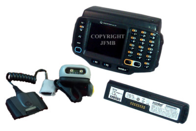 Zebra Symbol Motorola WT41N0-N2S27ER Wrist Mount Wireless Barcode Ring ...