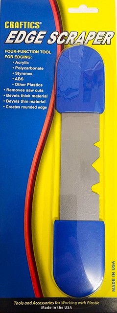 CRAFTICS 1106020 Edge Scraper Acrylic Plastic Sheet 4 Tools in 1 S/h ...