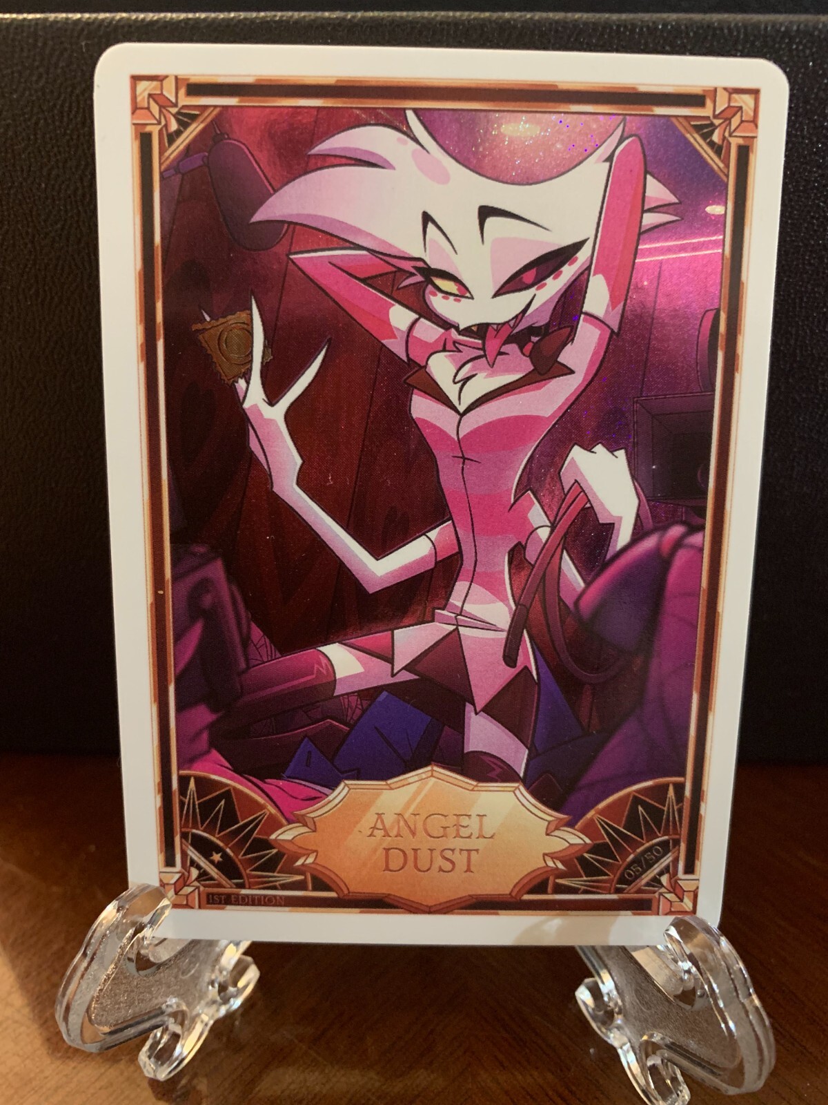 Angel Dust Hazbin Hotel Card