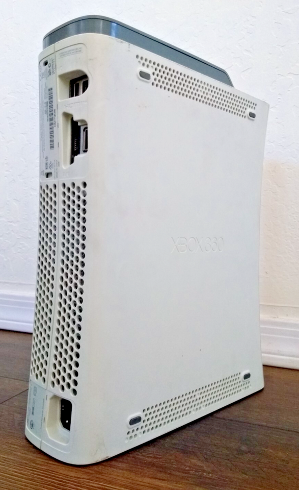 AS IS Microsoft XBox 360 Game Console Untested FOR PARTS REPAIR White ...