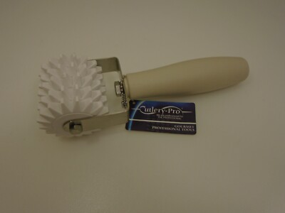 Heavy Duty Poly Bladed Rolling Spikes Dough Docker Aerator Pizza Pie ...