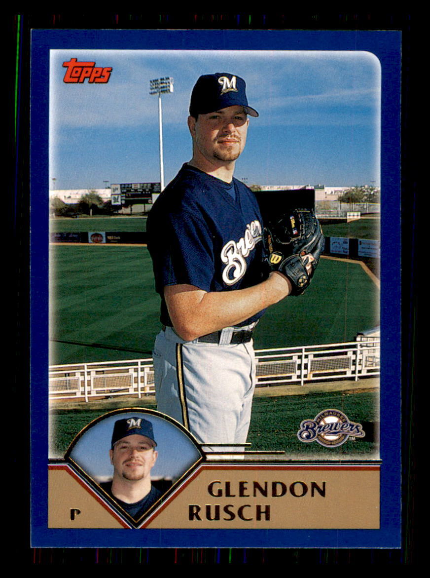 2003 Baseball Topps Glendon Rusch Milwaukee Brewers #254 | eBay
