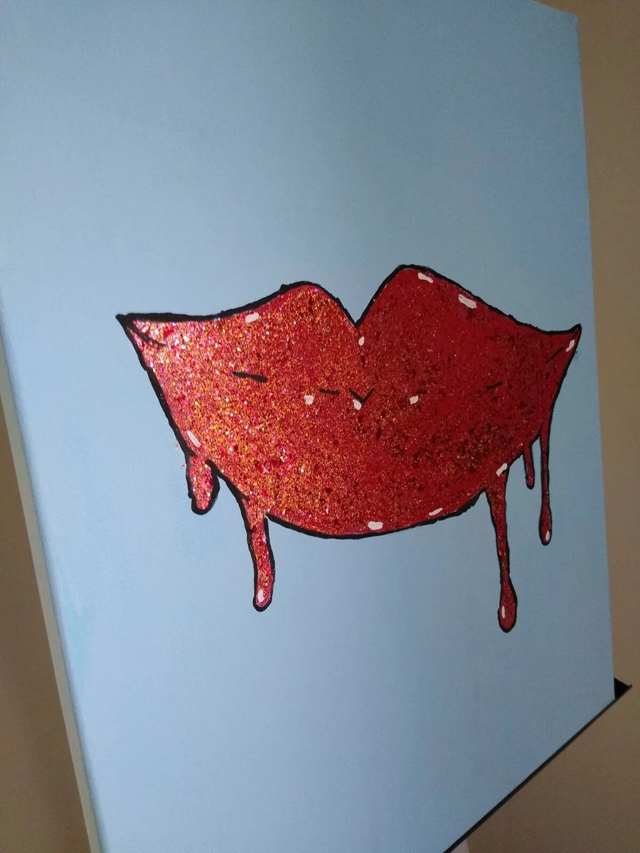 Dripping Lip Painting