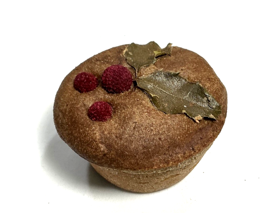 Primitive Fake Holly Berry Muffin for Tiered Tray or Bowl Filler | eBay UK