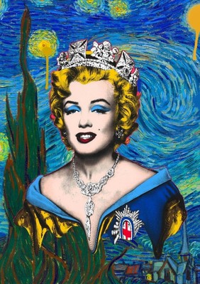 MARILYN MONROE VAN GOUGH ART POSTER PRINT Ltd Edn DEATH NYC SIGNED ...