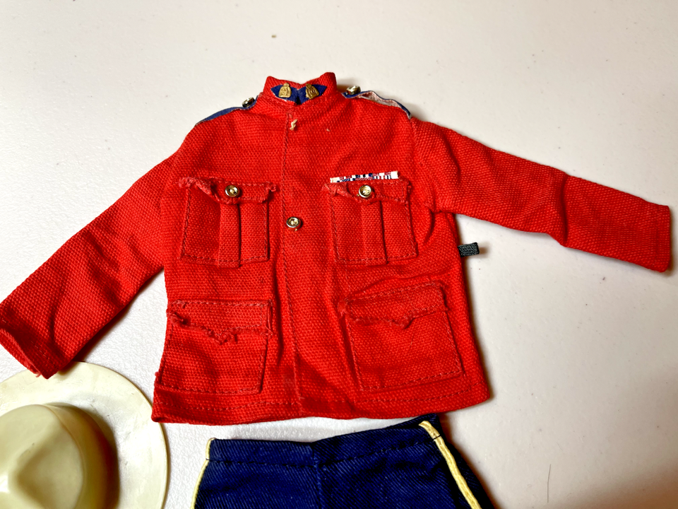 Vintage Gi Joe Action Man Palitoy Canadian Mountie Uniform Set | eBay