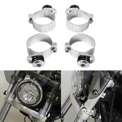 39mm Windshield Fairing Mount Fork Clamps Clip Fit For Harley Dyna ...