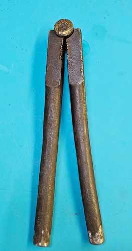 Antique Brass Nutcracker 19th Century Tool Textured Grips 8" Long | eBay