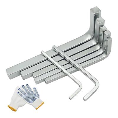 7x 4 Point Wrench Screwdriver Multipurpose L Shape Square Head Wrench ...