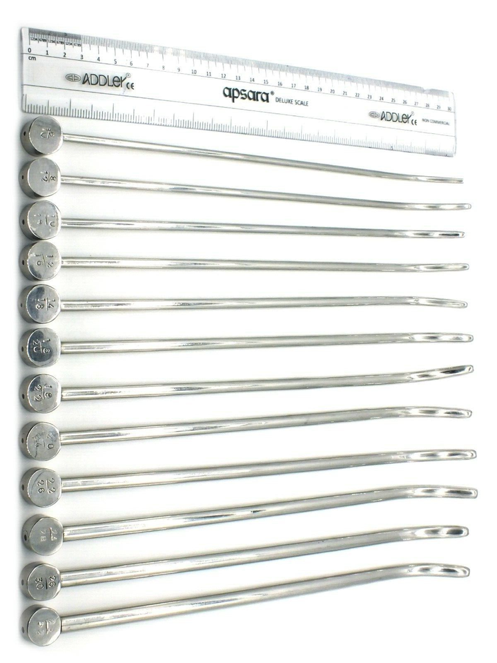 Gynecology Female Urethral Dilator Set Of 12 pc Urology Instruments | eBay