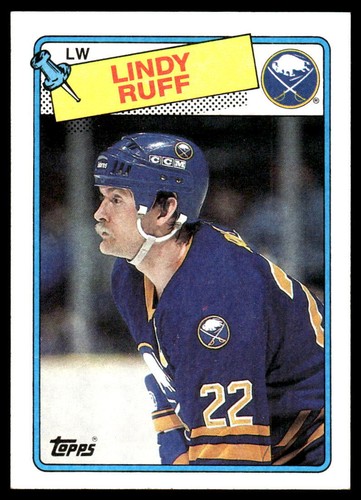 1988-89 Topps #40 Lindy Ruff Buffalo Sabres Hockey Card | eBay