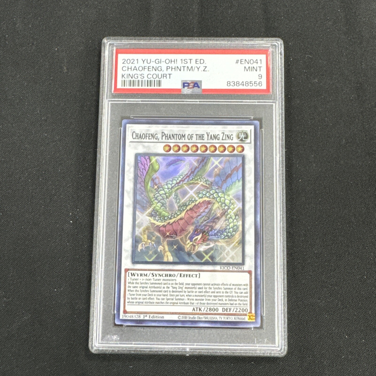 2021 Yugioh 1st Edition Chaofeng Phantom Of Yang Zing EN041 PSA 9 Kings ...