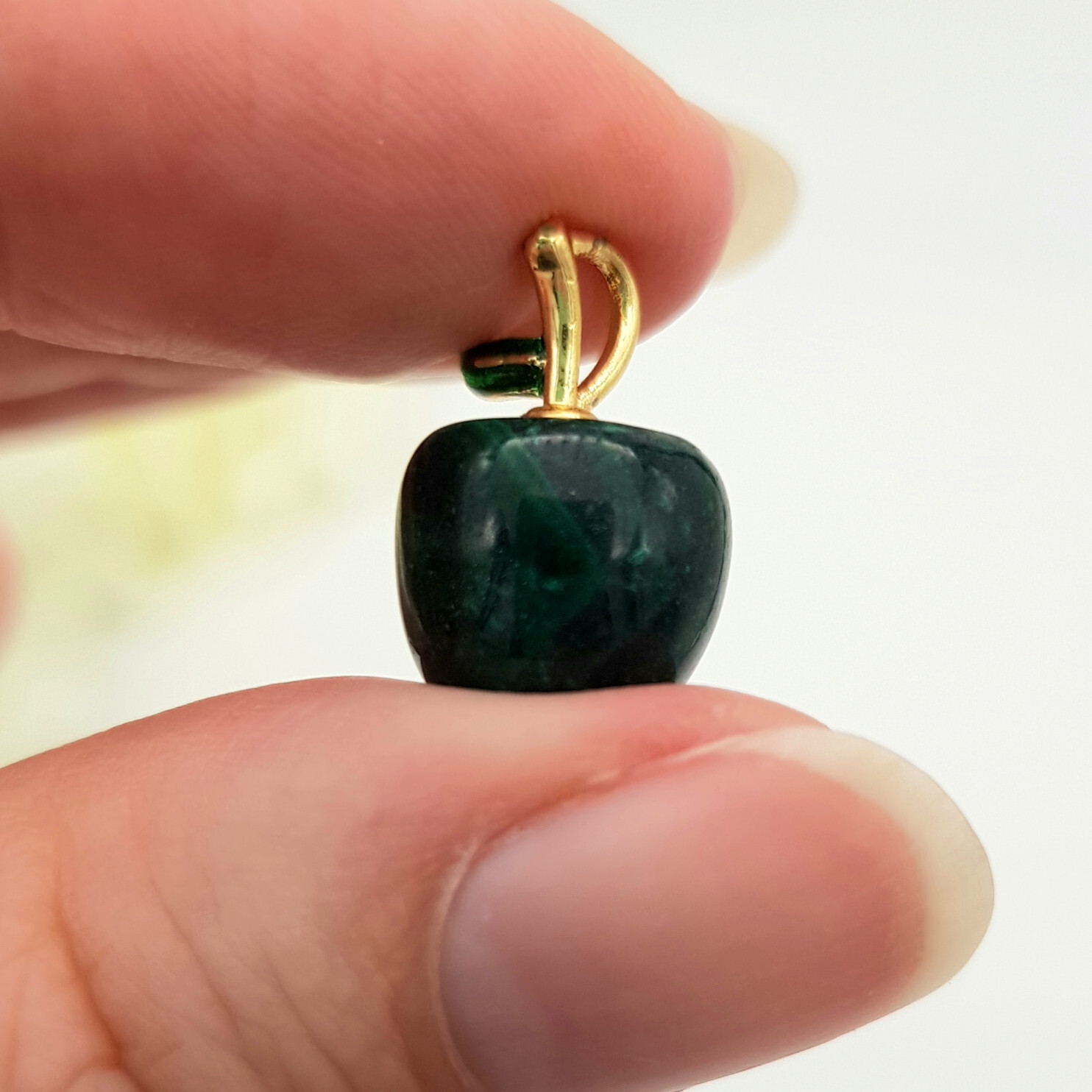 Malachite Apple Pendants | eBay