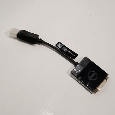 OEM Genuine Dell DisplayPort to DVI, Single Link KKMYD (064XF6) Model ...