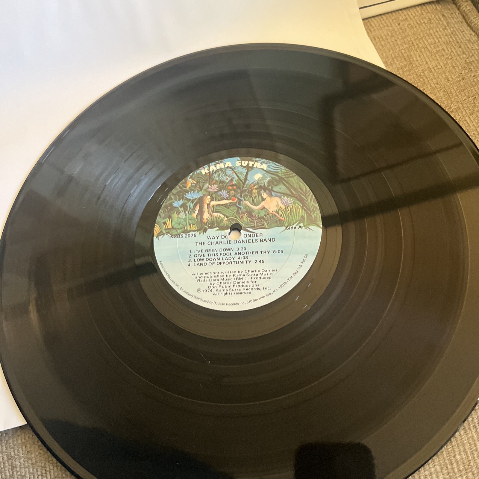 The Charlie Daniels Band - Way Down Yonder vinyl lp Kama Sutra KSBS 2076 | eBay