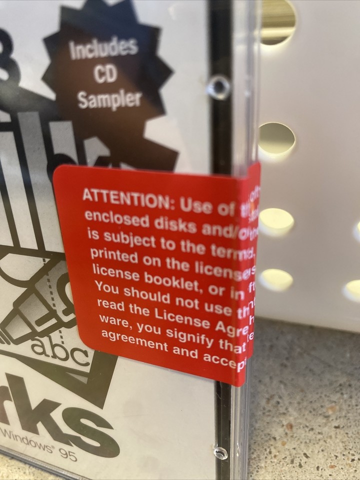 Vintage Microsoft Works For Windows 95 CD Factory Sealed | eBay