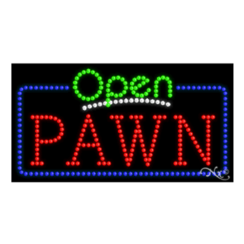 Pawn LED Neon Sign 32"L x 17"H #25548 | eBay