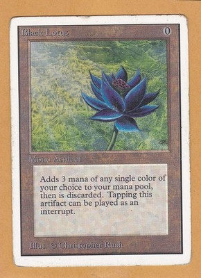 Magic the Gathering - Unlimited Black Lotus | eBay