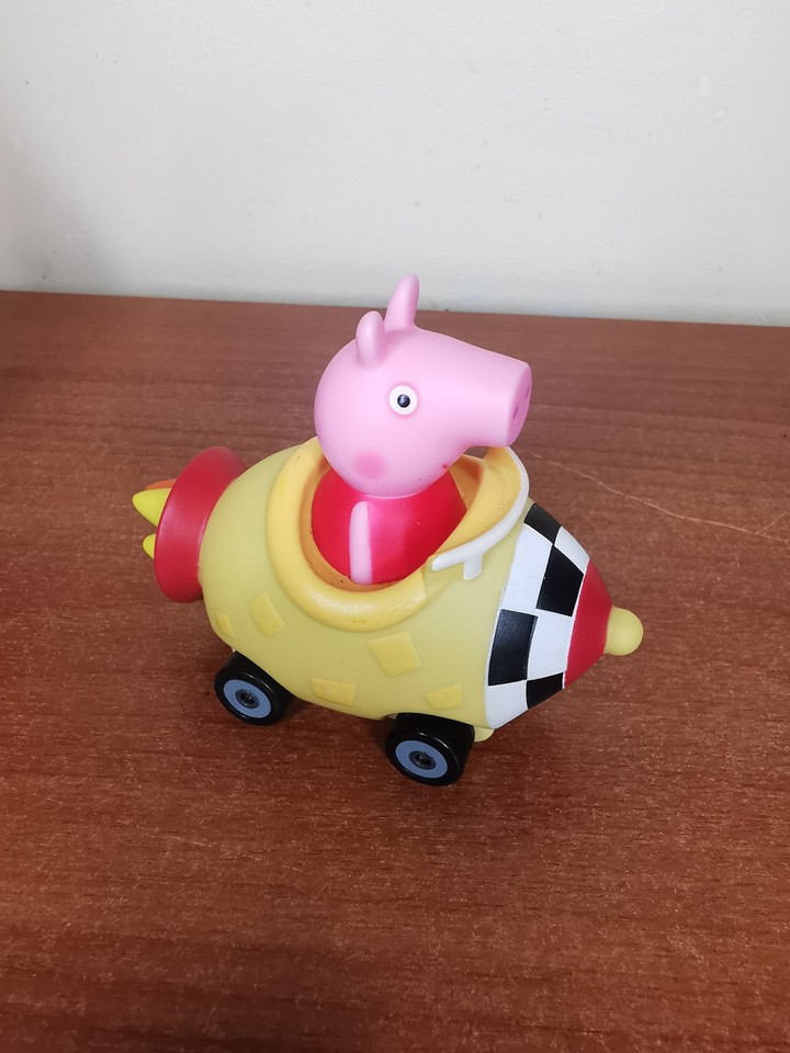 Peppa Pig Push Along Mini Buggies Vehicles2003 Bundle 3 Pieces Jazwares ...