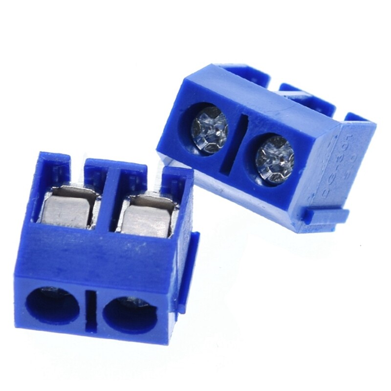100Pcs KF301-2P 2 Pin Screw Terminal Connector 5mm Pitch 15A 300V4722 ...