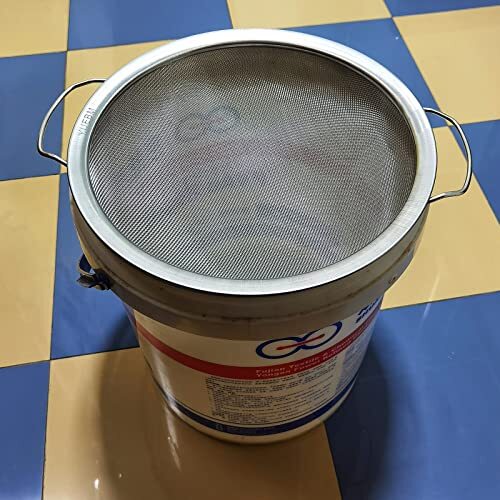 Fine Mesh Stainless Steel Paint Strainer Fits a 5 Gallon Bucket, Filter ...