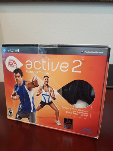 PS3 EA Sports Active 2 Personal Trainer With Heart Monitor Complete ...